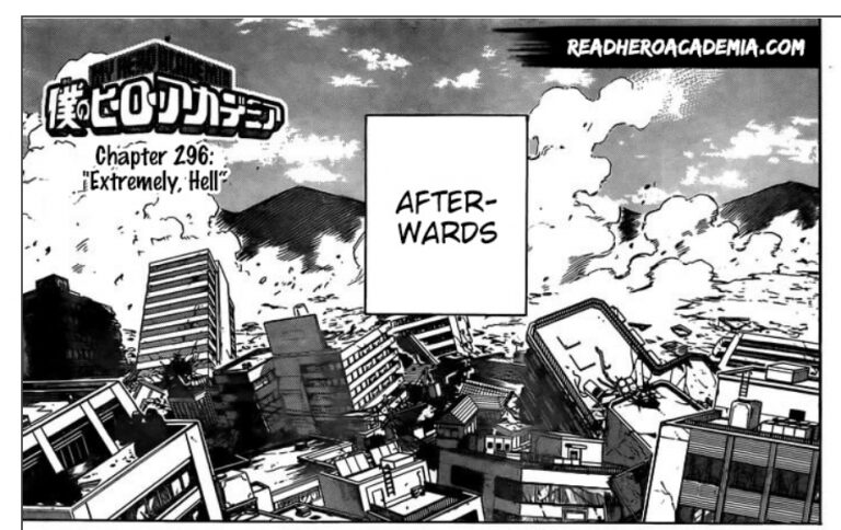 My Hero Academia Chapter 296 reveals the tragic end to Deku vs ...